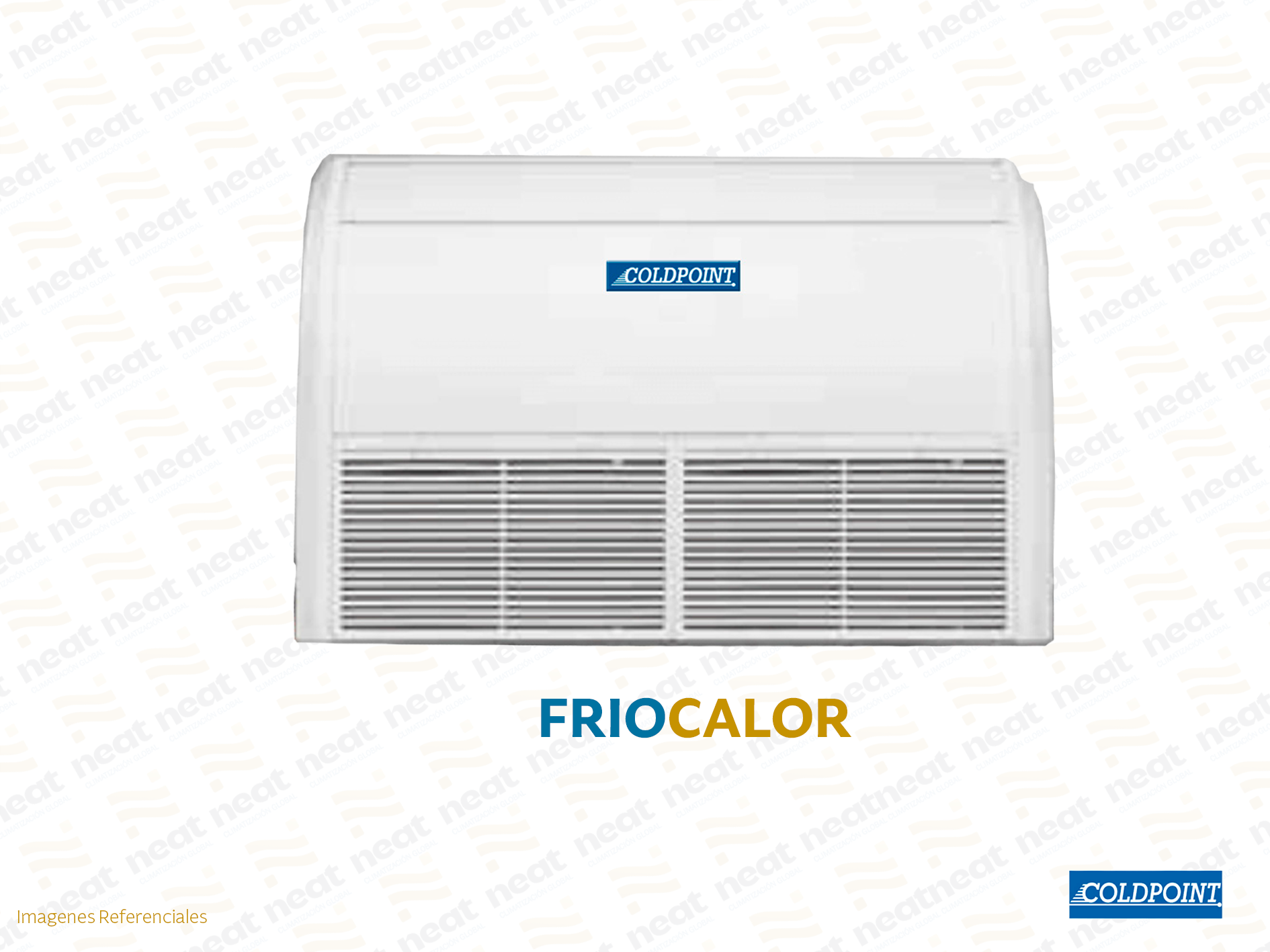 AIRE ACONDICIONADO SPLIT PISO TECHO FRIO CALOR INVERTER COLD POINT ...